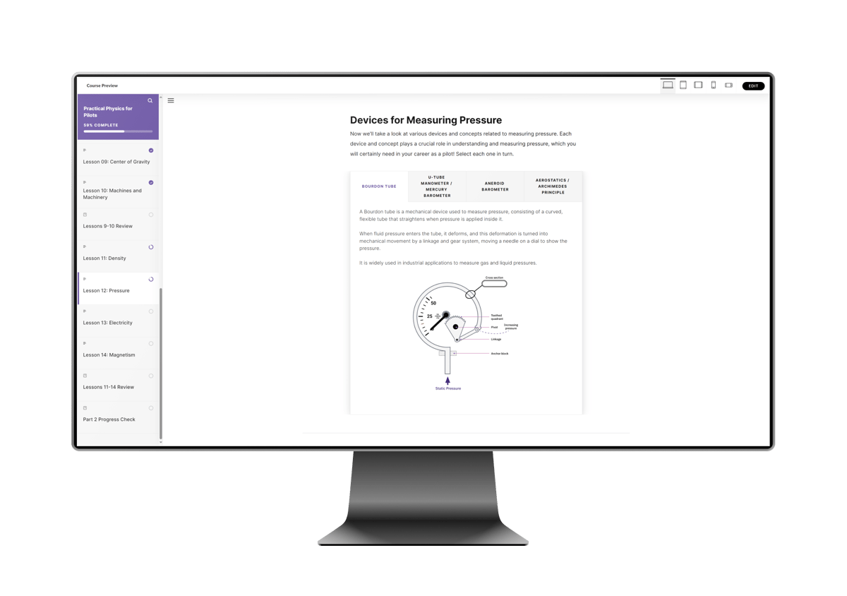 Evionica — Practical Math & Physics for Pilots (mLearning)
