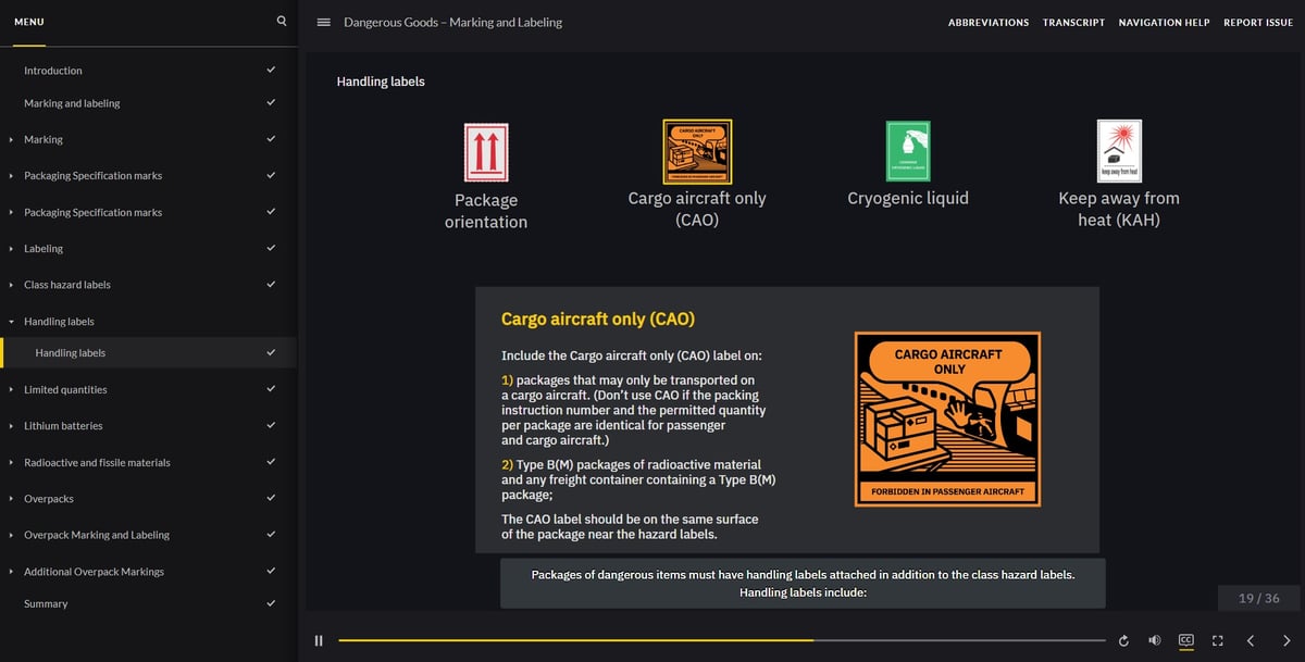Safety First with Dangerous Goods: How to Implement CBTA in Your Training