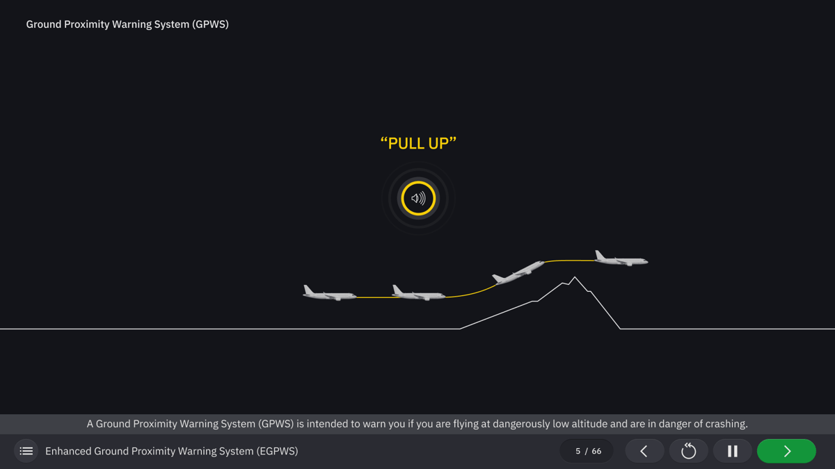 Evionica — A320 Enhanced Ground Proximity Warning System E-Learning