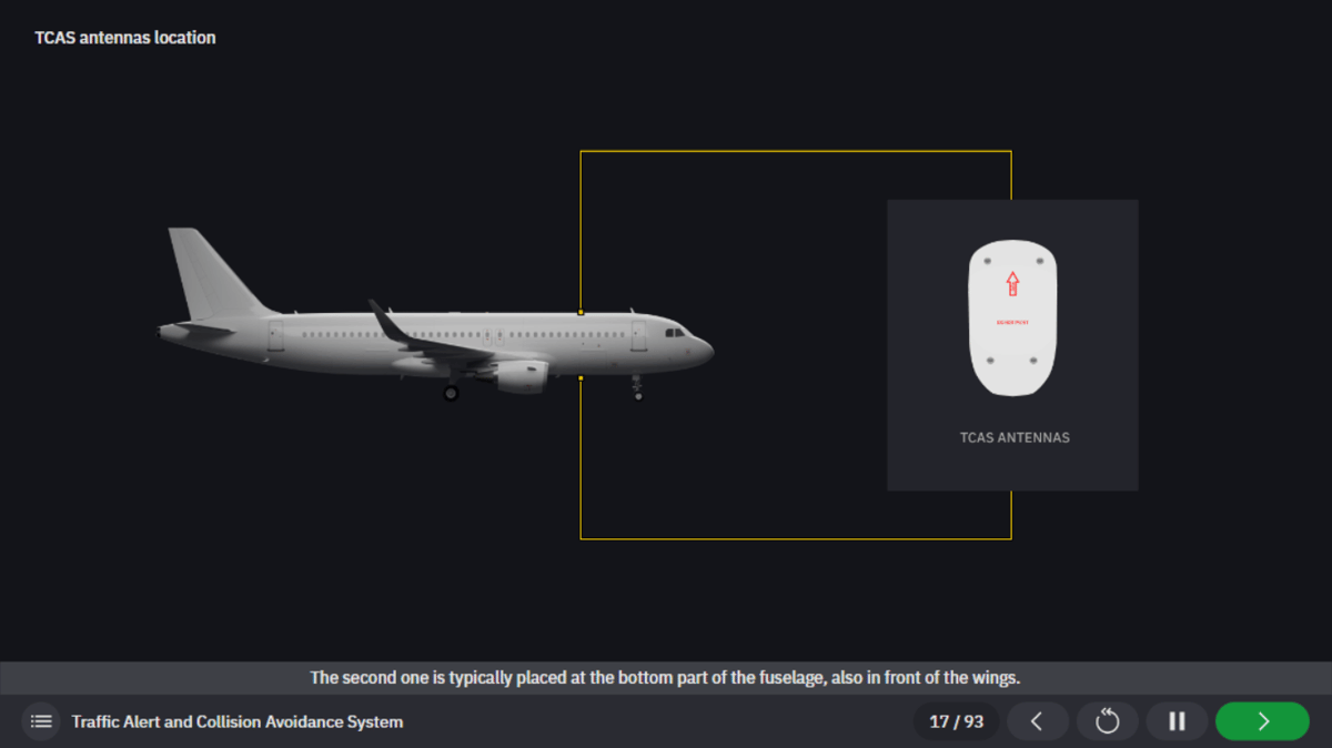 Evionica — Traffic Alert and Collision Avoidance System (TCAS) E-Learning