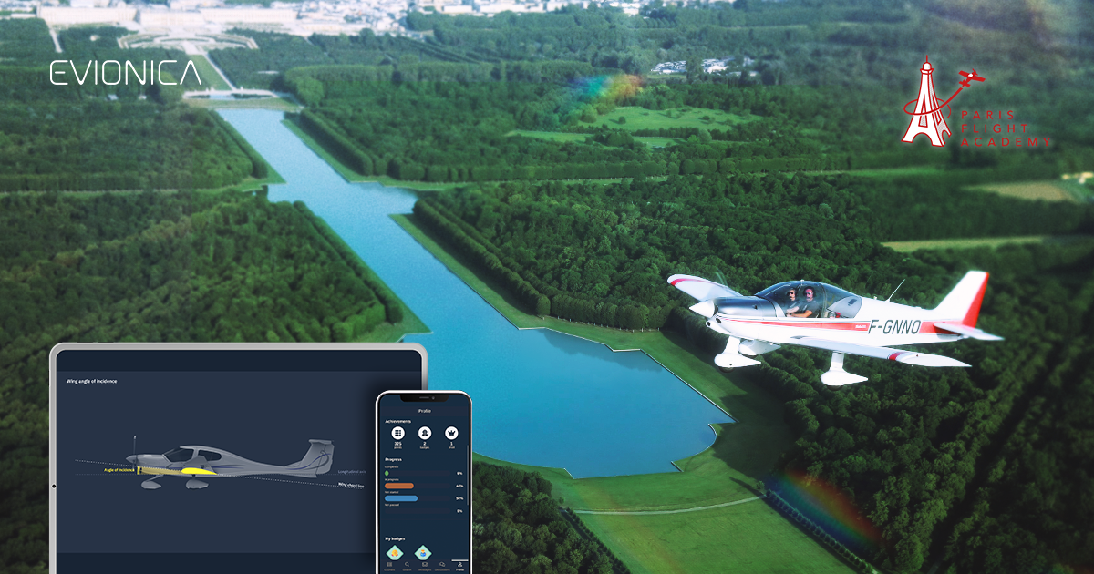 Paris Flight Academy and Evionica provide PPL(A) e-learning for foreign students in France!